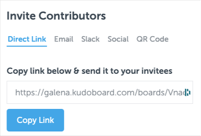 How do I invite contributors to my Kudoboard? – Kudoboard