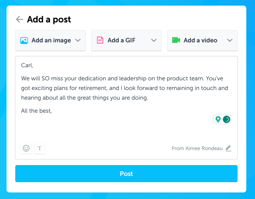 Add a Post to Your Kudoboard – Kudoboard