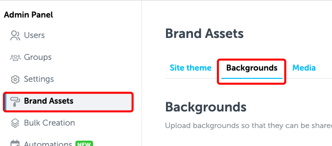 Adding a Custom Background on a Business, Pro or Enterprise Plan ...
