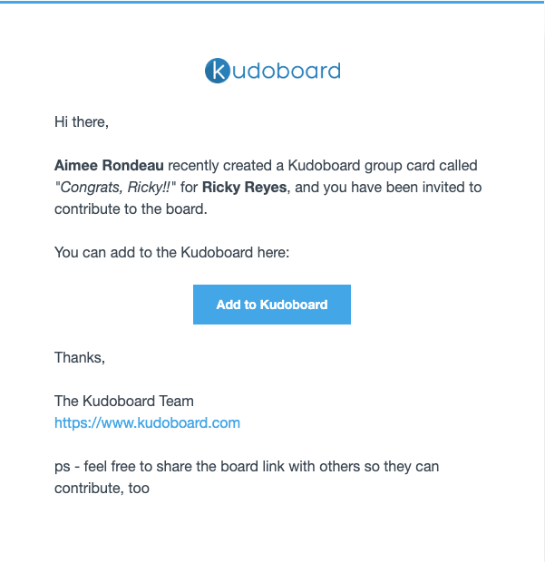How do I invite contributors to my Kudoboard? – Kudoboard