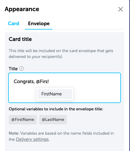 Multiple eCard Recipients: Can I send my eCard to multiple recipients & customize the title with ...
