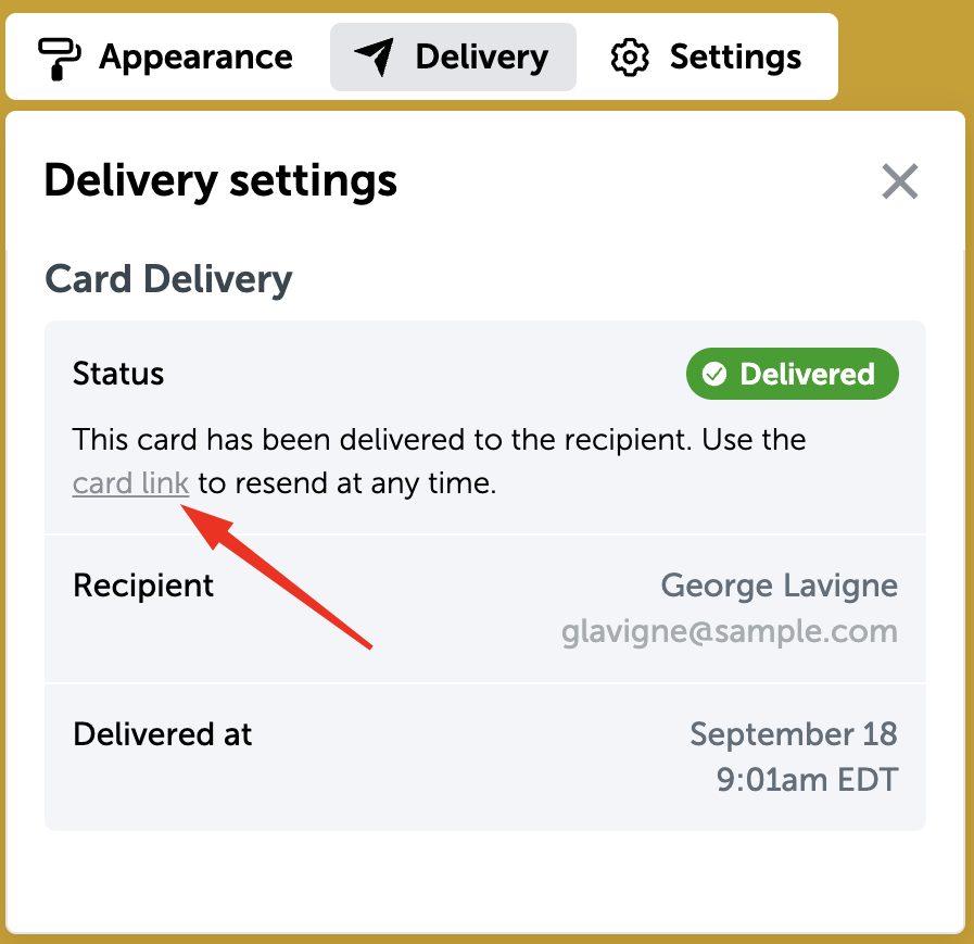 Can I change the scheduled delivery date of my eCard, or reset delivery ...
